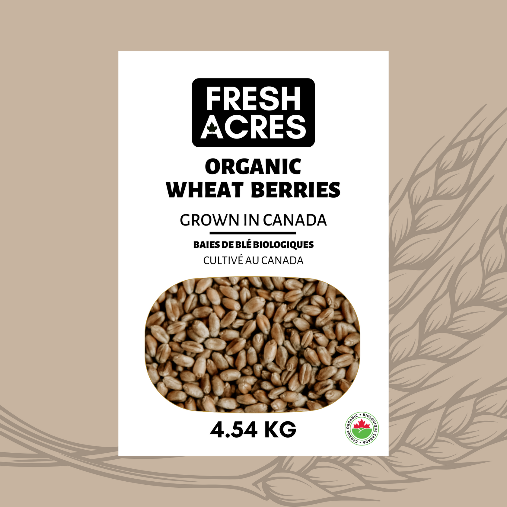 Organic Hard Spring Red Wheat Berries – Fresh Acres